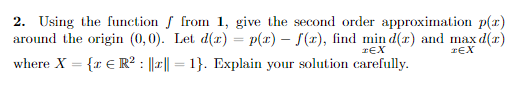 Solved 2. Using the function ∫ from 1 , give the second | Chegg.com
