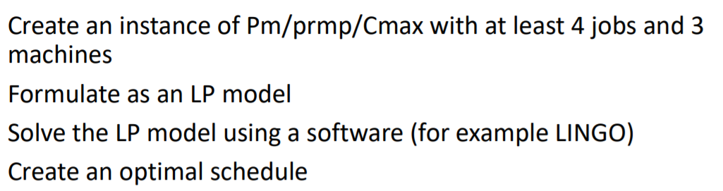 Create an instance of Pm/prmp/Cmax with at least 4 | Chegg.com