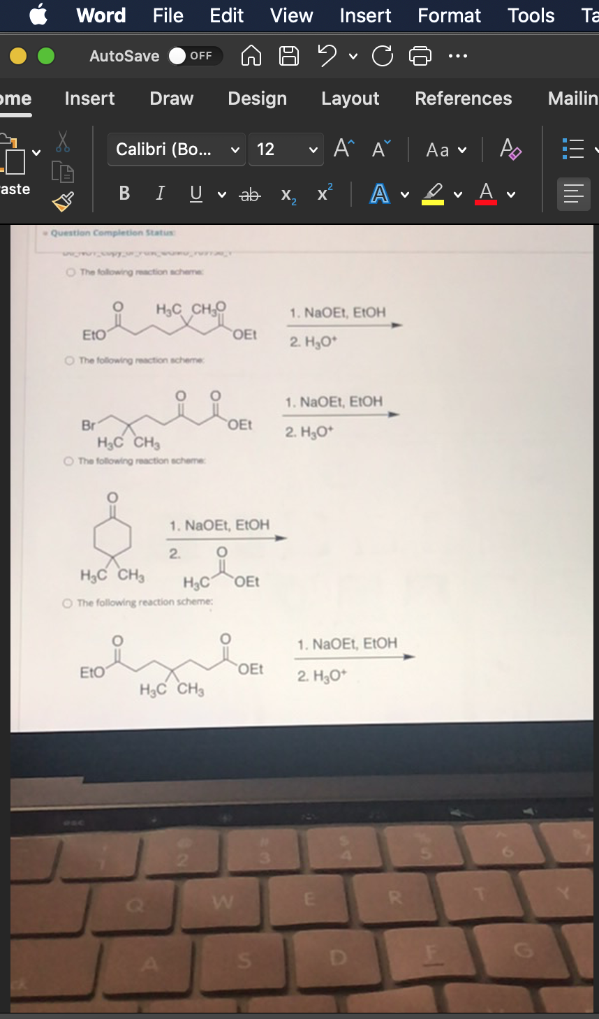Solved Word File Edit View Insert Format Tools Table Window | Chegg.com