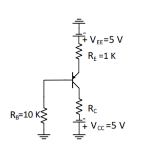 Solved As it is known that the transistor used in the | Chegg.com