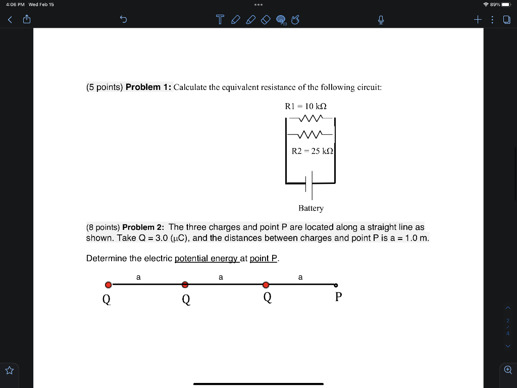 Solved (5 points) Problem 1: Calculate the equivalent | Chegg.com Solved (5 points) Problem 1: Calculate the equivalent | Chegg.com