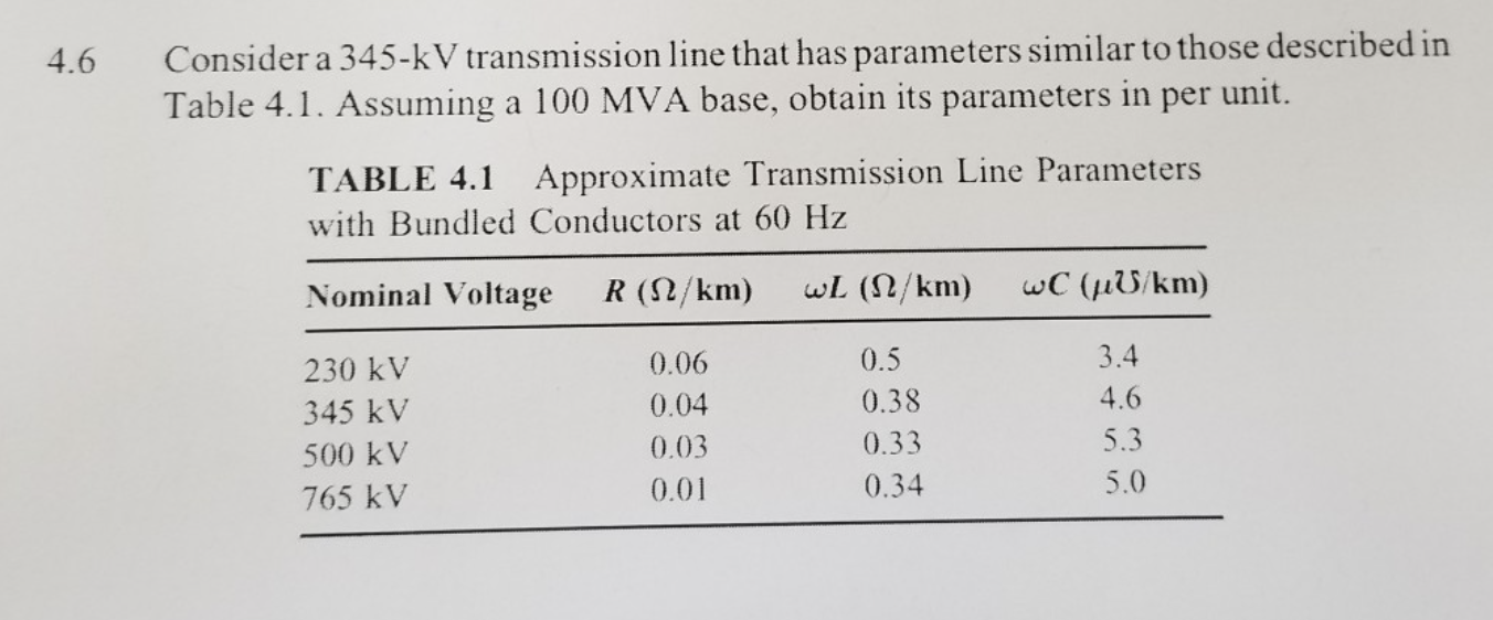 Solved 6 Consider a 345-kV transmission line that has | Chegg.com