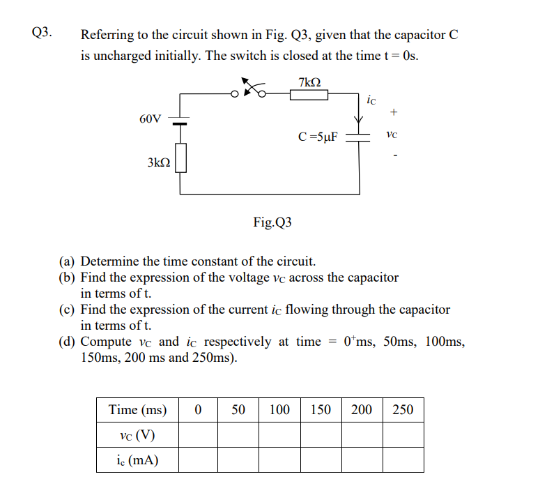 Solved Q3. Referring to the circuit shown in Fig. 23, given | Chegg.com Solved Q3. Referring to the circuit shown in Fig. 23, given | Chegg.com