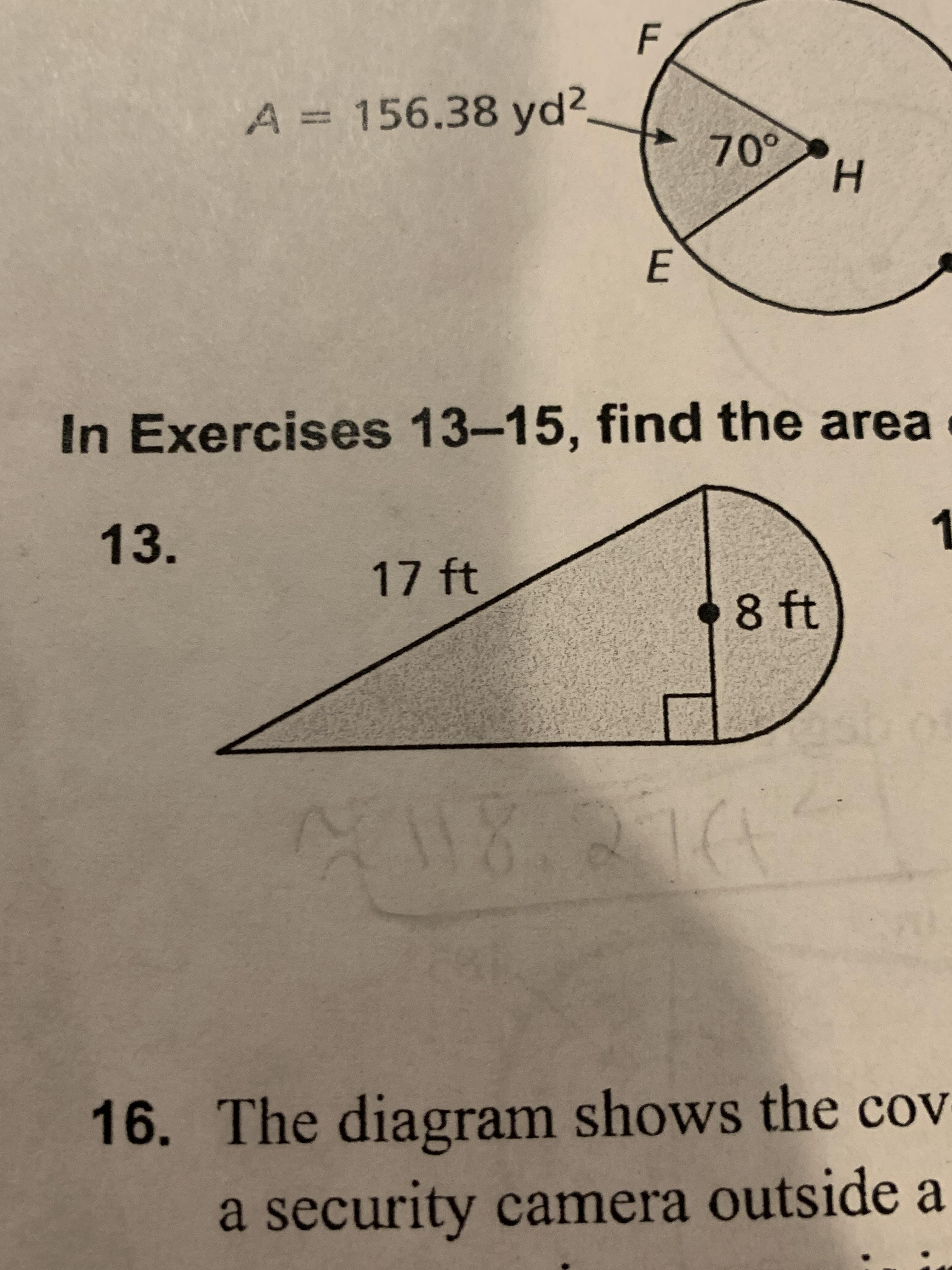 Solved In Exercises 13-15, find the area 13. 16. The diagram | Chegg.com Solved In Exercises 13-15, find the area 13. 16. The diagram | Chegg.com