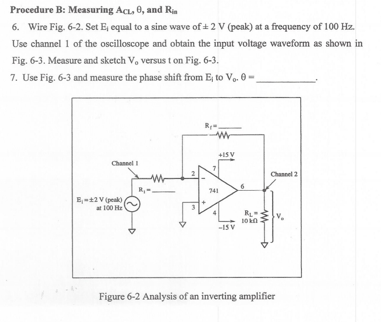 Solved 2. Since Rin for an inverting amplifier equals Ri, | Chegg.com