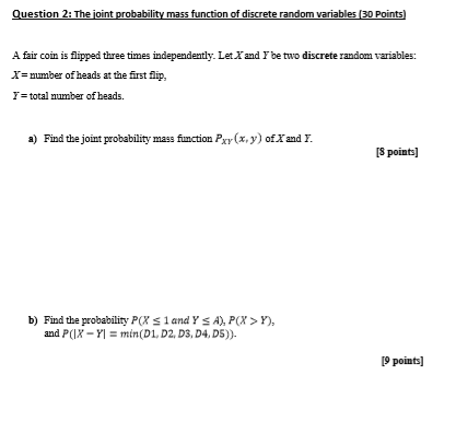Solved Calculate the parameters of your individual | Chegg.com
