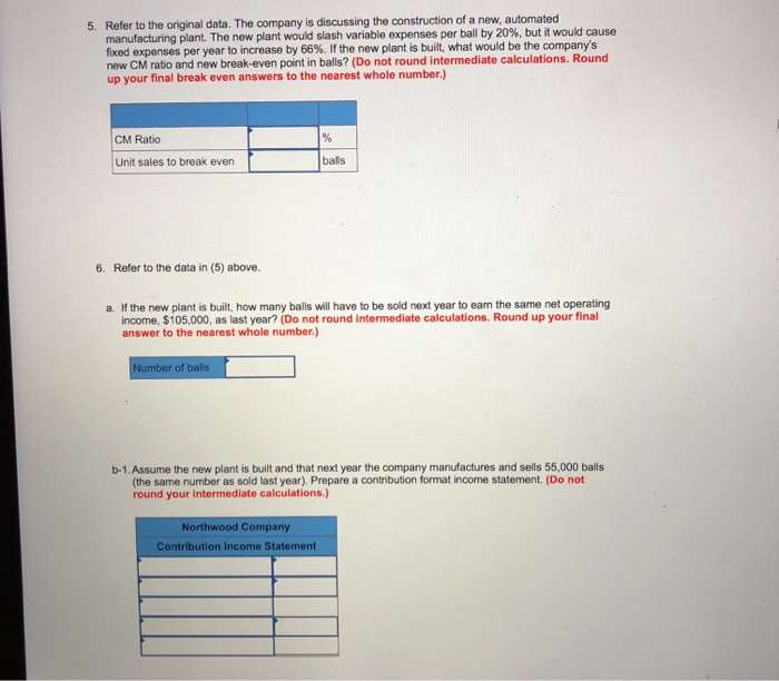 Solved Problem 5-20A Various CVP Questions: Break-Even | Chegg.com