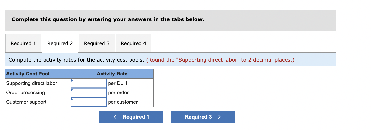 Solved Exercise 7-15 (Static) Comprehensive Activity-Based | Chegg.com