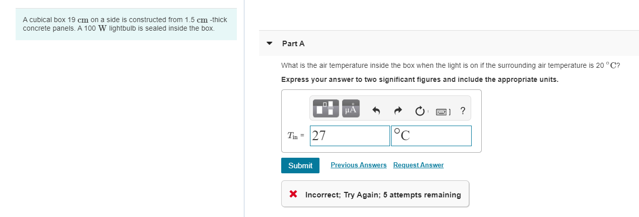 Solved A cubical box 19 cm on a side is constructed from 1.5 | Chegg.com