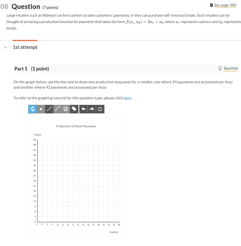 Solved 08 Question (7 points) @ See page 388 Large retailers | Chegg.com