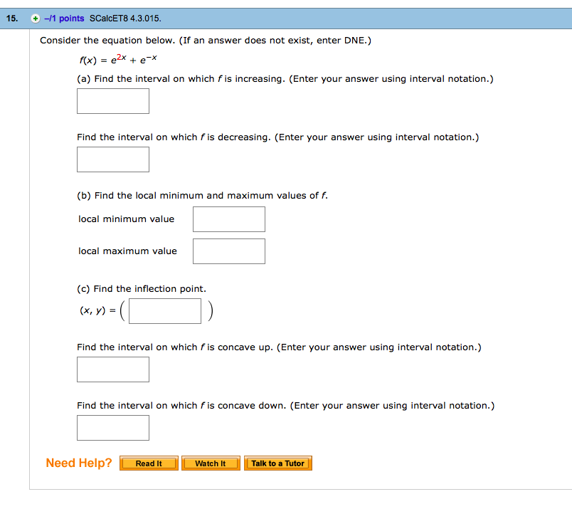 Solved 15. .o-m points scalcET8 4.3.015 Consider the | Chegg.com Solved 15. .o-m points scalcET8 4.3.015 Consider the | Chegg.com