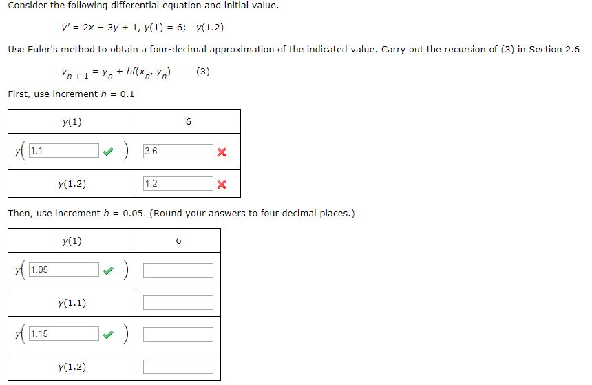Solved Consider the following differential equation and | Chegg.com
