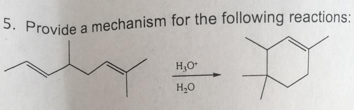 Solved 3. Provide a mechanism for the following reactions: | Chegg.com