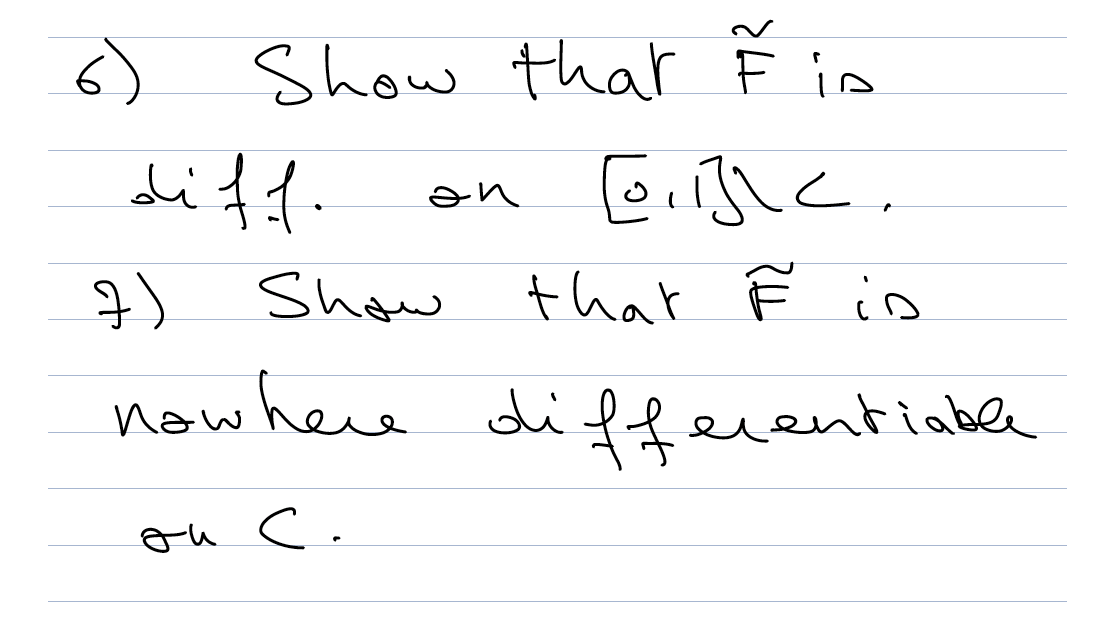Solved Ex1: (Canto-Lebergue Function) let C be the Cantor | Chegg.com