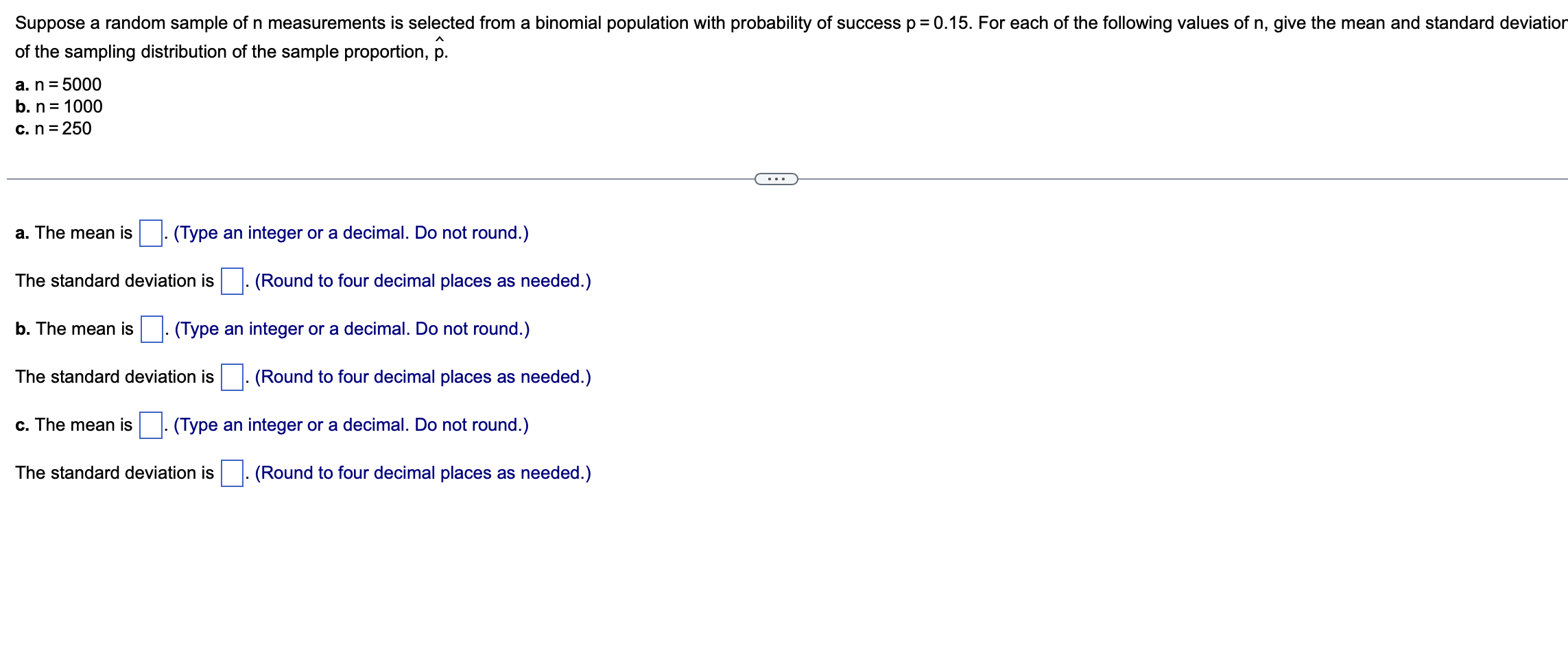 Solved Suppose a random sample of n measurements is selected | Chegg.com
