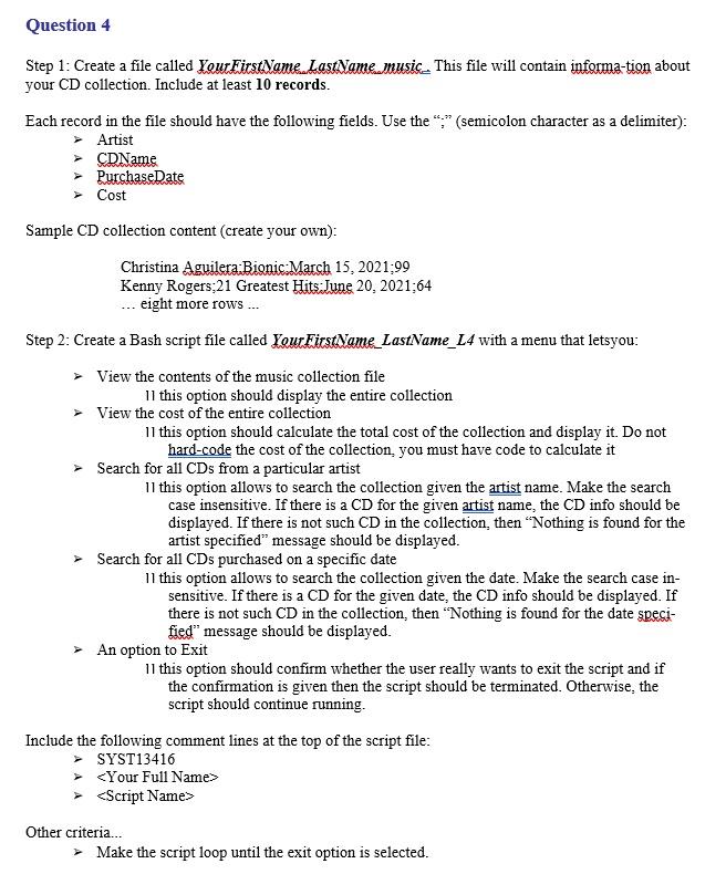 Solved How would I complete this exercise? I'm confused | Chegg.com