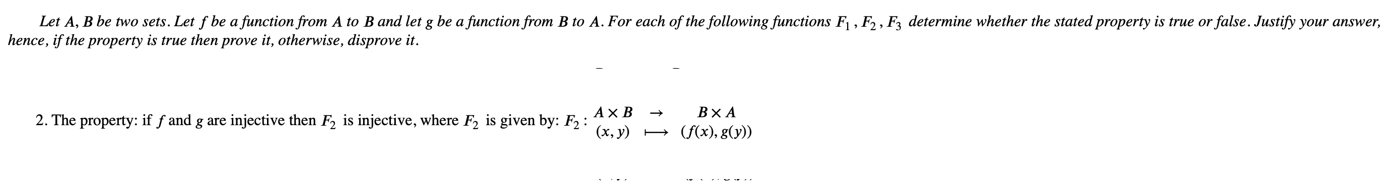 Solved ence, if the property is true then prove it, | Chegg.com