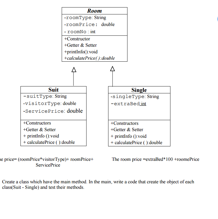 Solved IN JAVA PLEASE make sure of the variables | Chegg.com