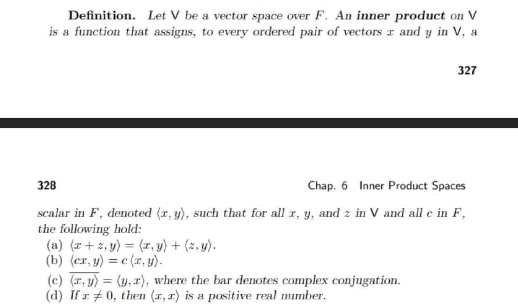 Solved 4. (a) Complete the proof in Example 5 that ⋅,⋅ is | Chegg.com
