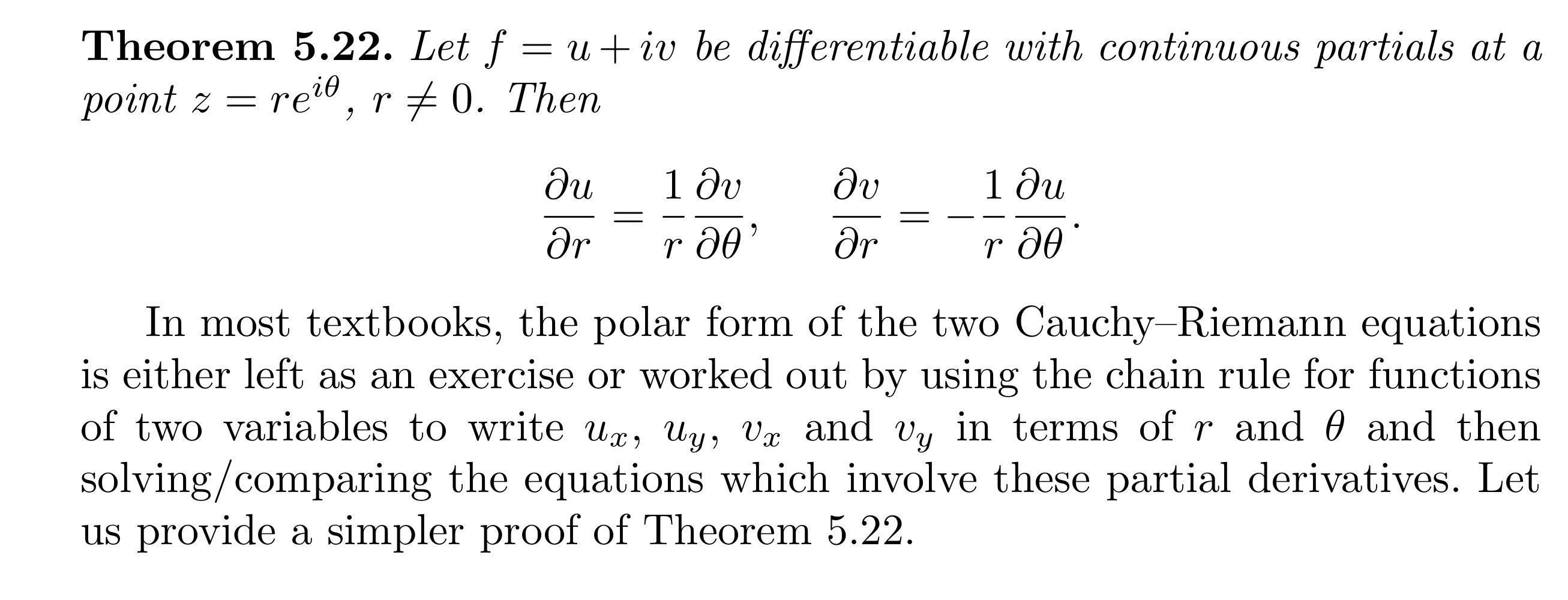 3. (a) Let f(z) be analytic with continuous partials | Chegg.com