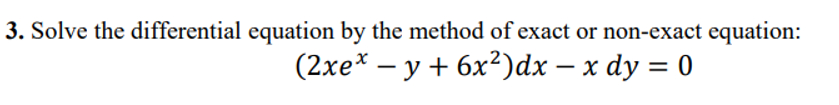 Solved Solve the differential equation by the method of | Chegg.com