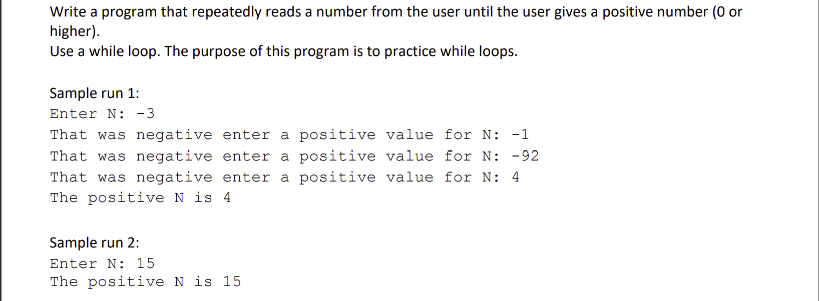 Solved Write a program that repeatedly reads a number from | Chegg.com