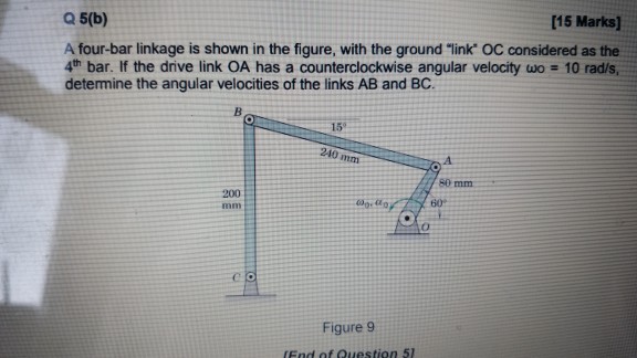 Solved QUESTION 5 TOTAL MARKS: 25] Q 5(a) [10 Marks] The two | Chegg.com