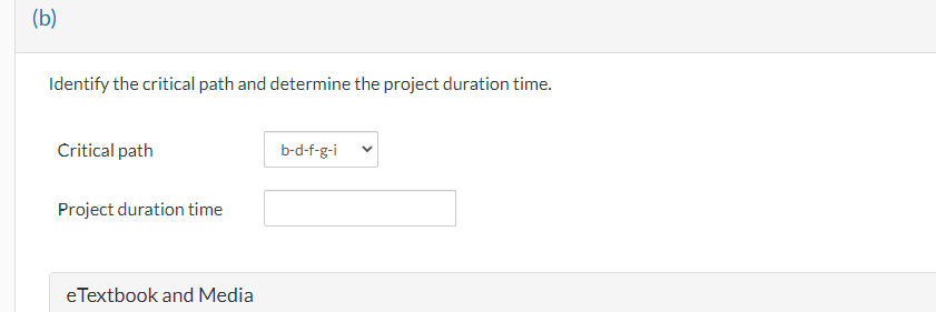 Solved Please A) identify the critical path and B) determine | Chegg.com