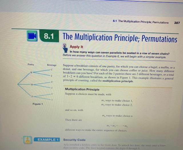 Solved The beginning of the section explains the | Chegg.com