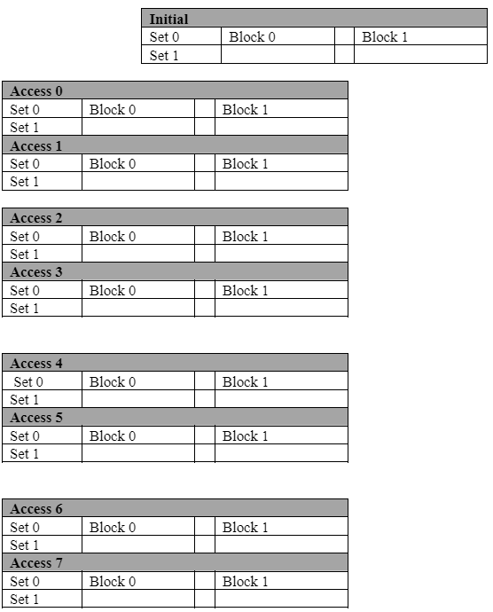 Solved Assume the following 10-bit address sequence | Chegg.com