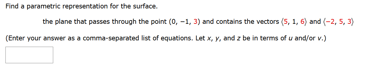 Solved Find a parametric representation for the surface. the | Chegg.com
