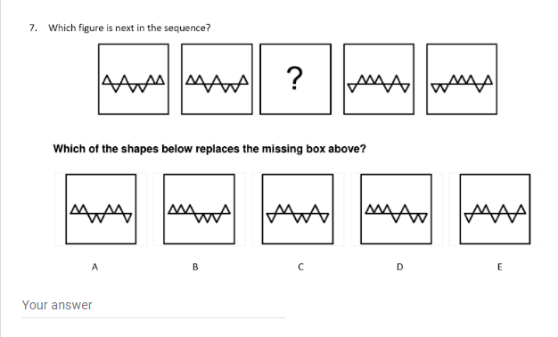 Solved 7. Which figure is next in the sequence? Which of the | Chegg.com