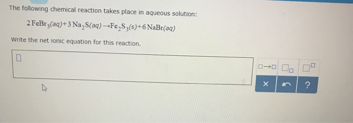 Solved The following chemical reaction takes place in | Chegg.com