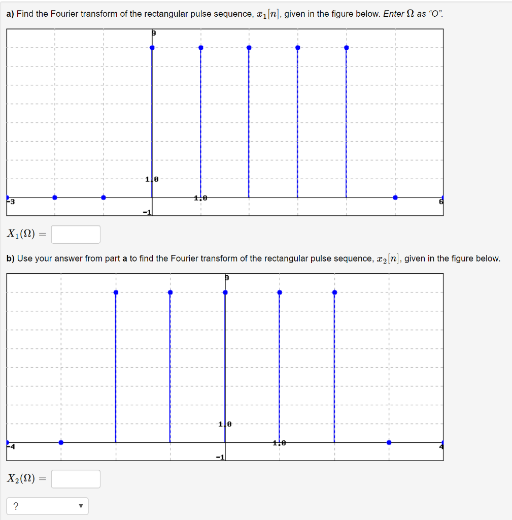 Solved a) Find the Fourier transform of the rectangular | Chegg.com
