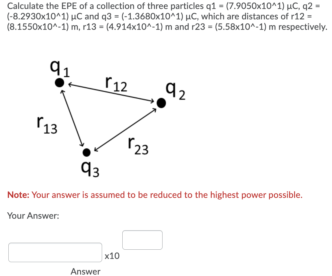 Solved = = Calculate the EPE of a collection of three | Chegg.com