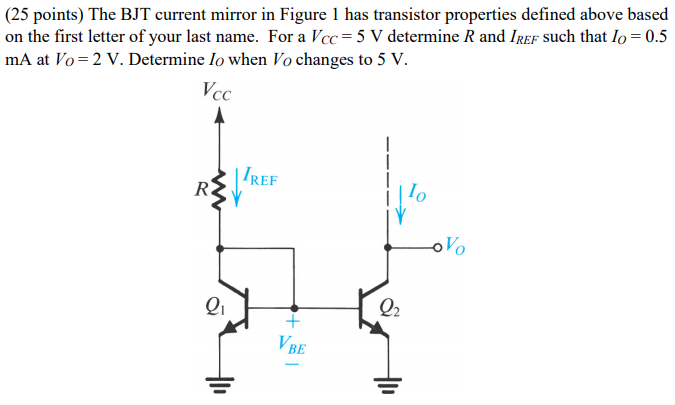 Solved npn BJT Transistors Parameters: B = 200, Is = 3 fA, | Chegg.com