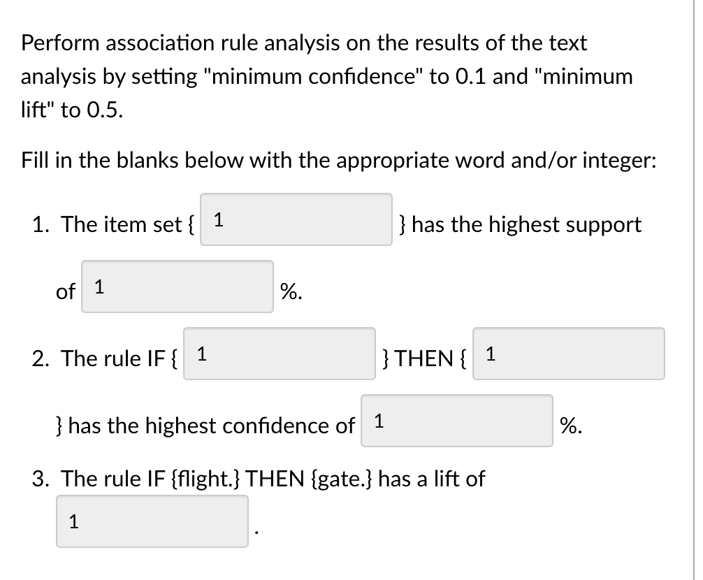 Perform association rule analysis on the results of | Chegg.com