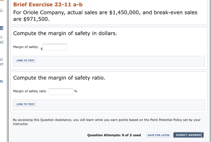Solved Brief Exercise 22-11 a-b For Oriole Company, actual | Chegg.com