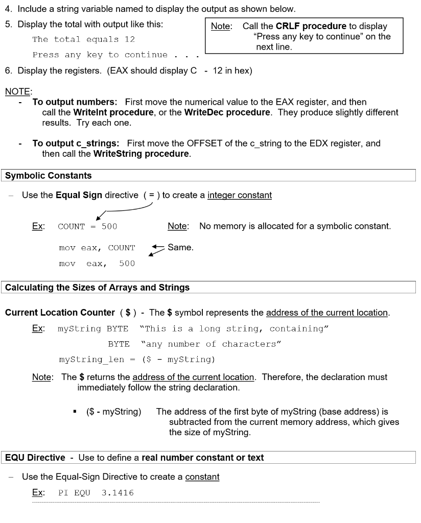 Solved Masm Hw 1a Output A One Byte Integer Solution 1 