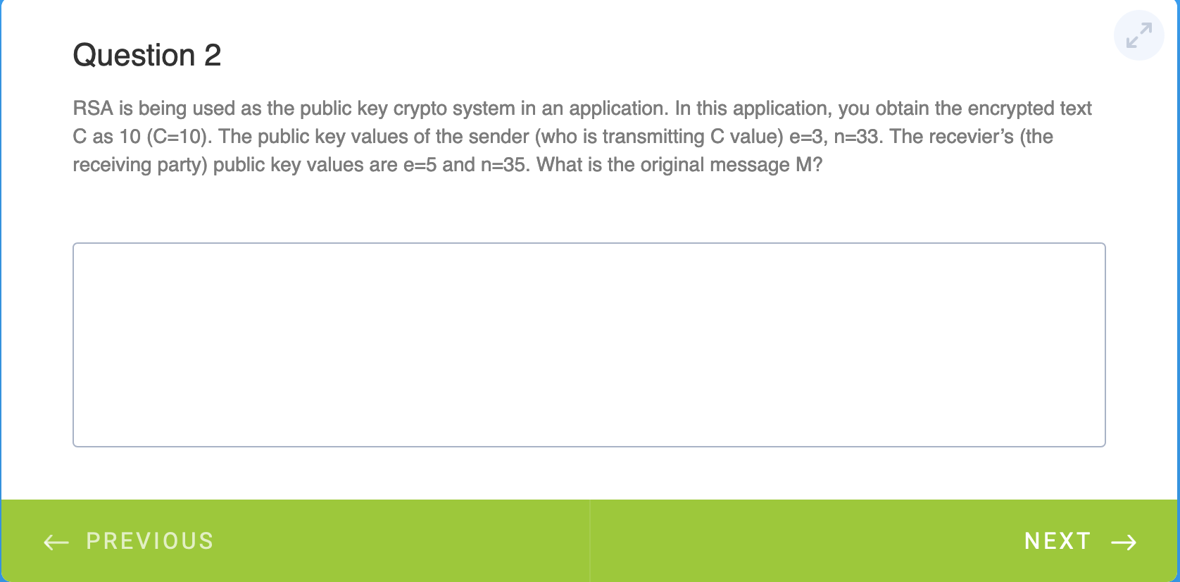 Solved RSA is being used as the public key crypto system in | Chegg.com