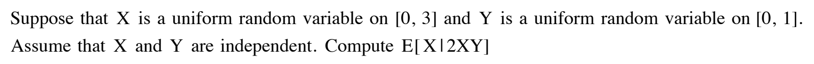 Solved Suppose that X is a uniform random variable on [0, 3] | Chegg.com