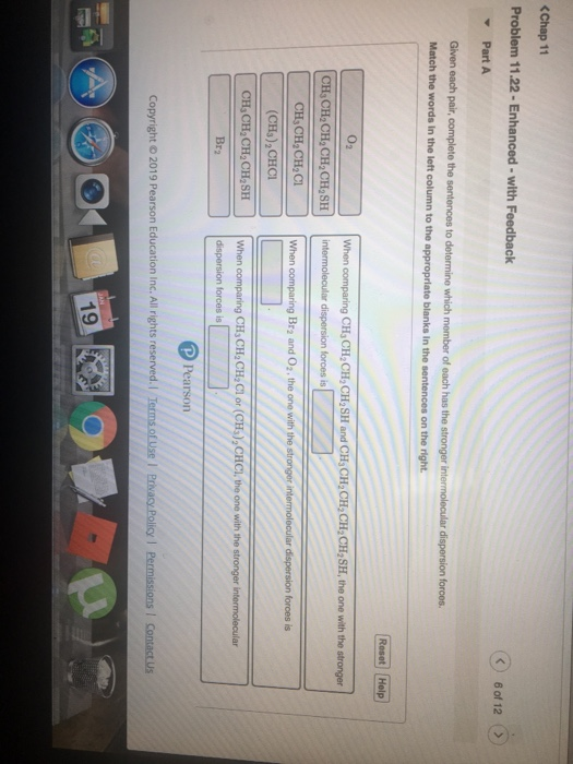 Solved Chap 11 6 of 12 02 CH, CH2 CH2 CH2 CH2SH CH, CH2CH2 C | Chegg.com