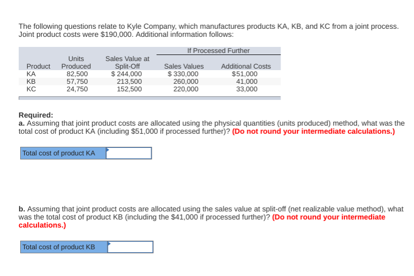 Solved The following questions relate to Kyle Company, which | Chegg.com