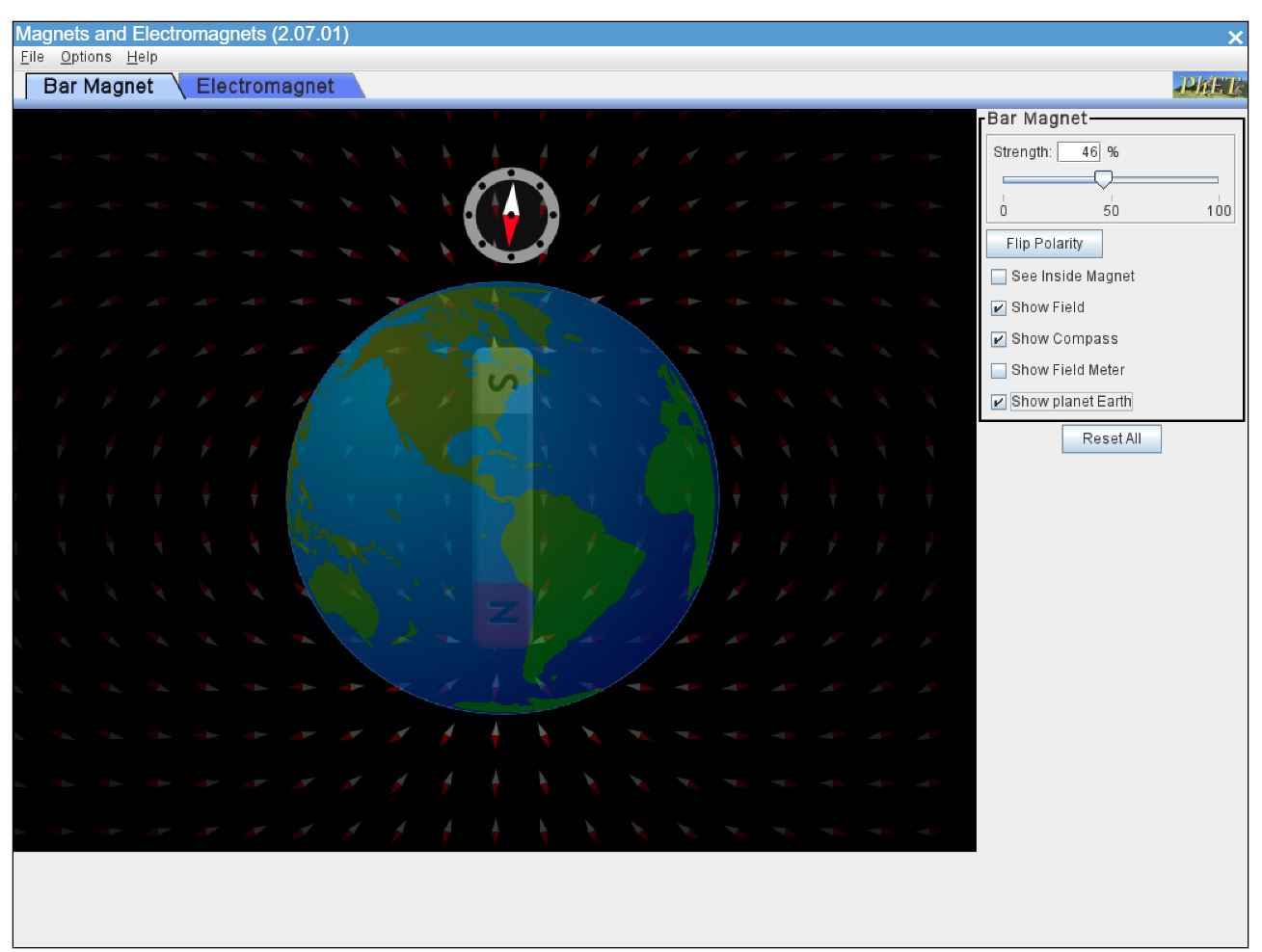 PHYSICS: PHET Magnetism (USE simulation google “PHET | Chegg.com