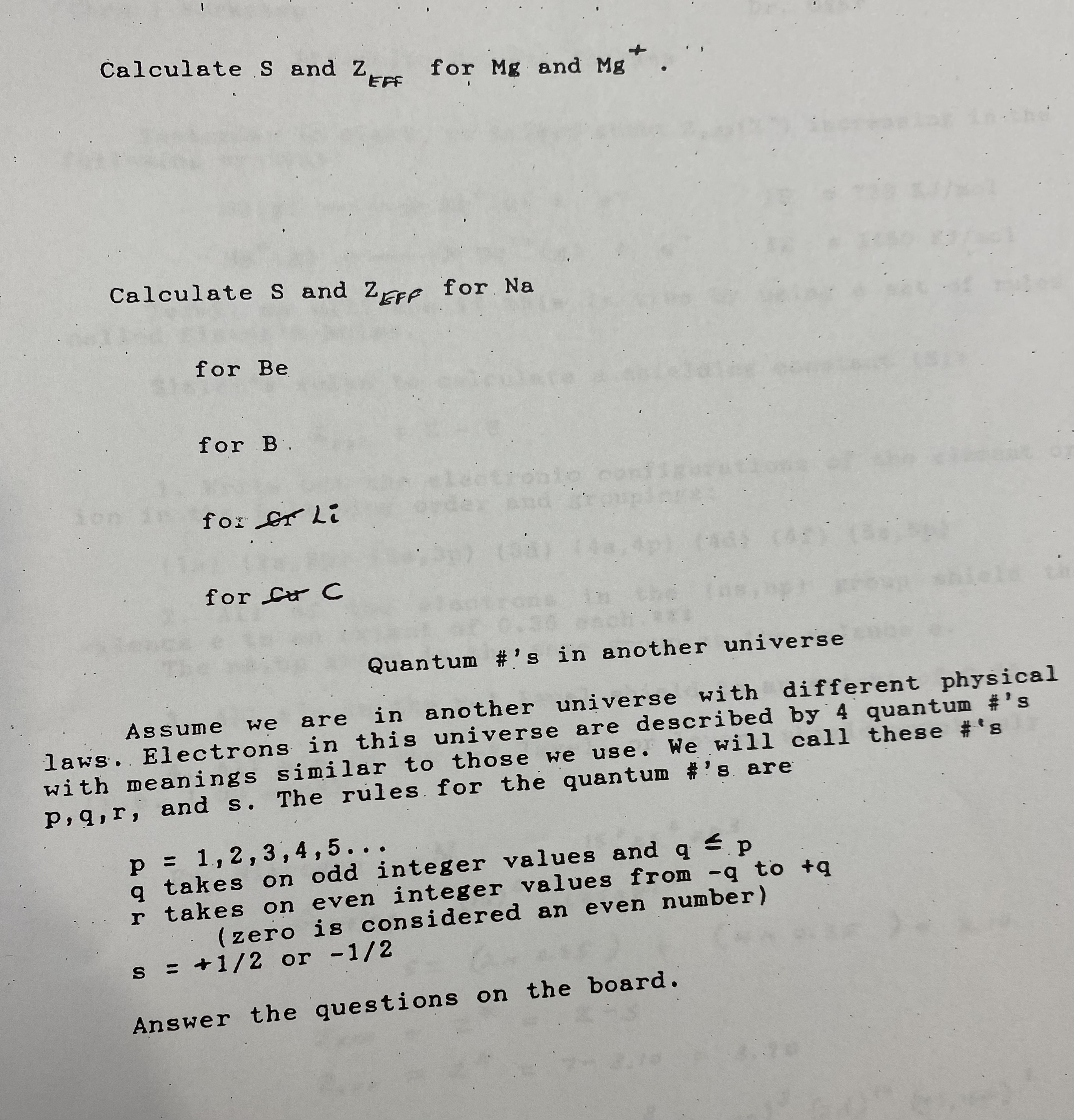 Solved Calculate S and ZEFF for Mg and Mg+. Calculate S and | Chegg.com