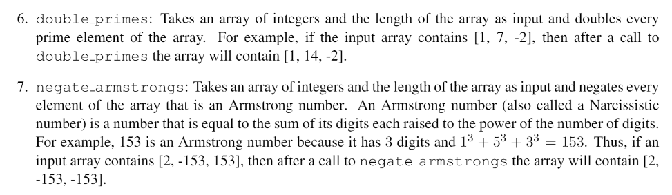 6. double-primes: Takes an array of integers and the | Chegg.com