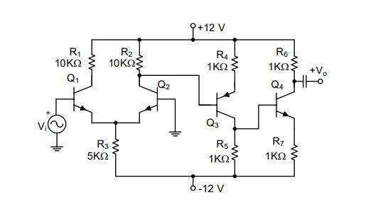 Solved In the circuit below, Q1 and Q2 are matched | Chegg.com