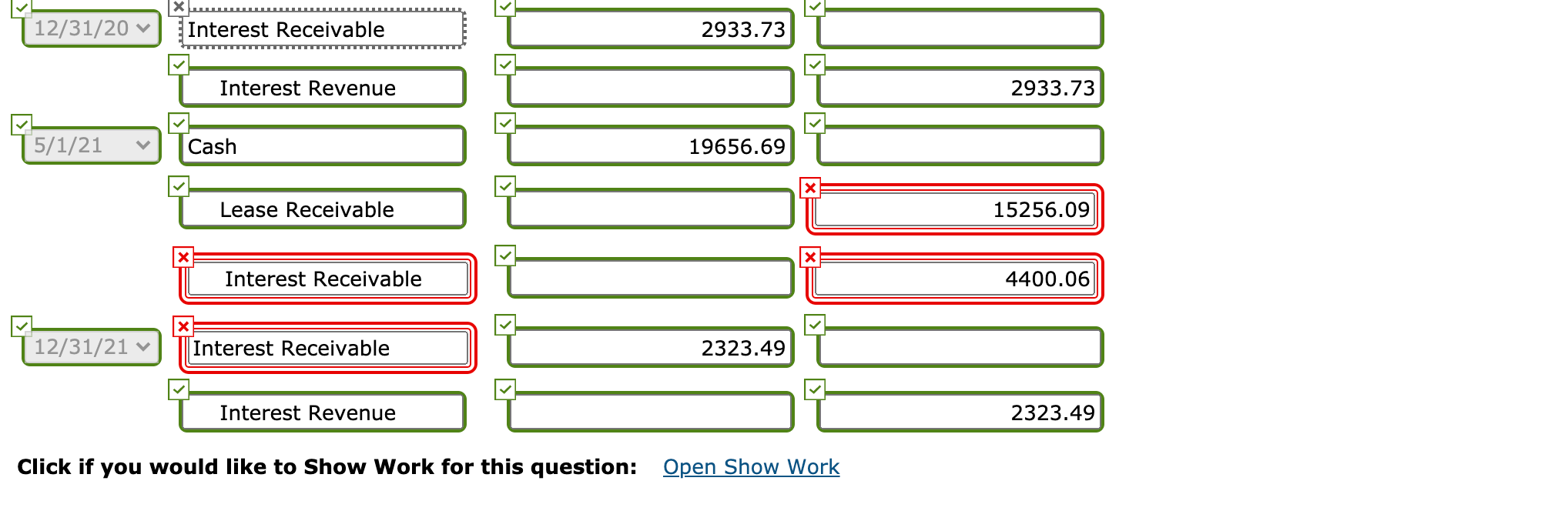 Solved Exercise 21-11 (Part Level Submission) The following | Chegg.com