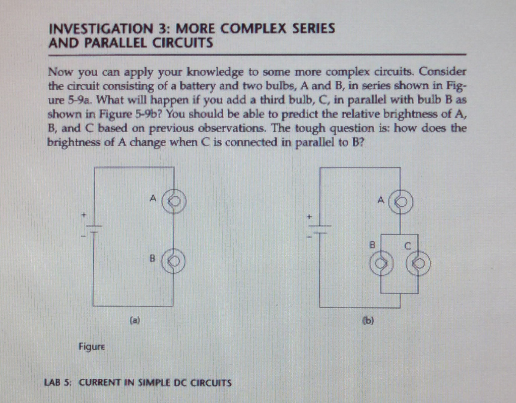 Solved INVESTIGATION 3: MORE COMPLEX SERIES AND PARALLEL | Chegg.com