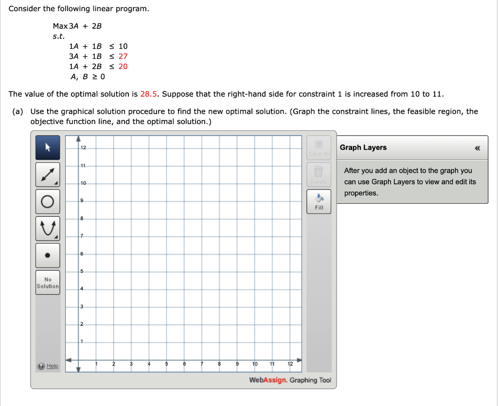 Solved Consider the following linear program. Max 3A + 2B | Chegg.com